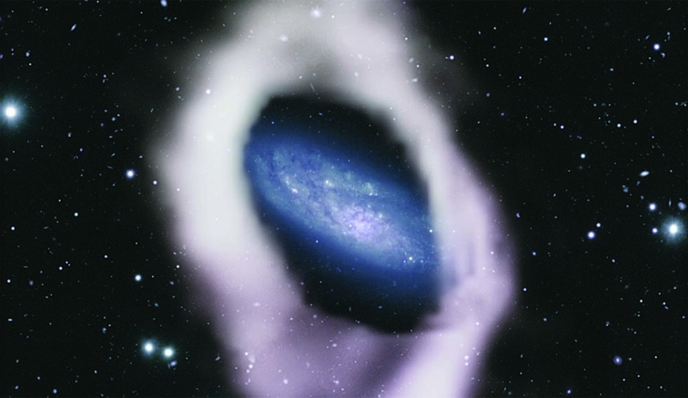 Astronomers reveal cosmic ribbon around rare galaxy - IT-Online